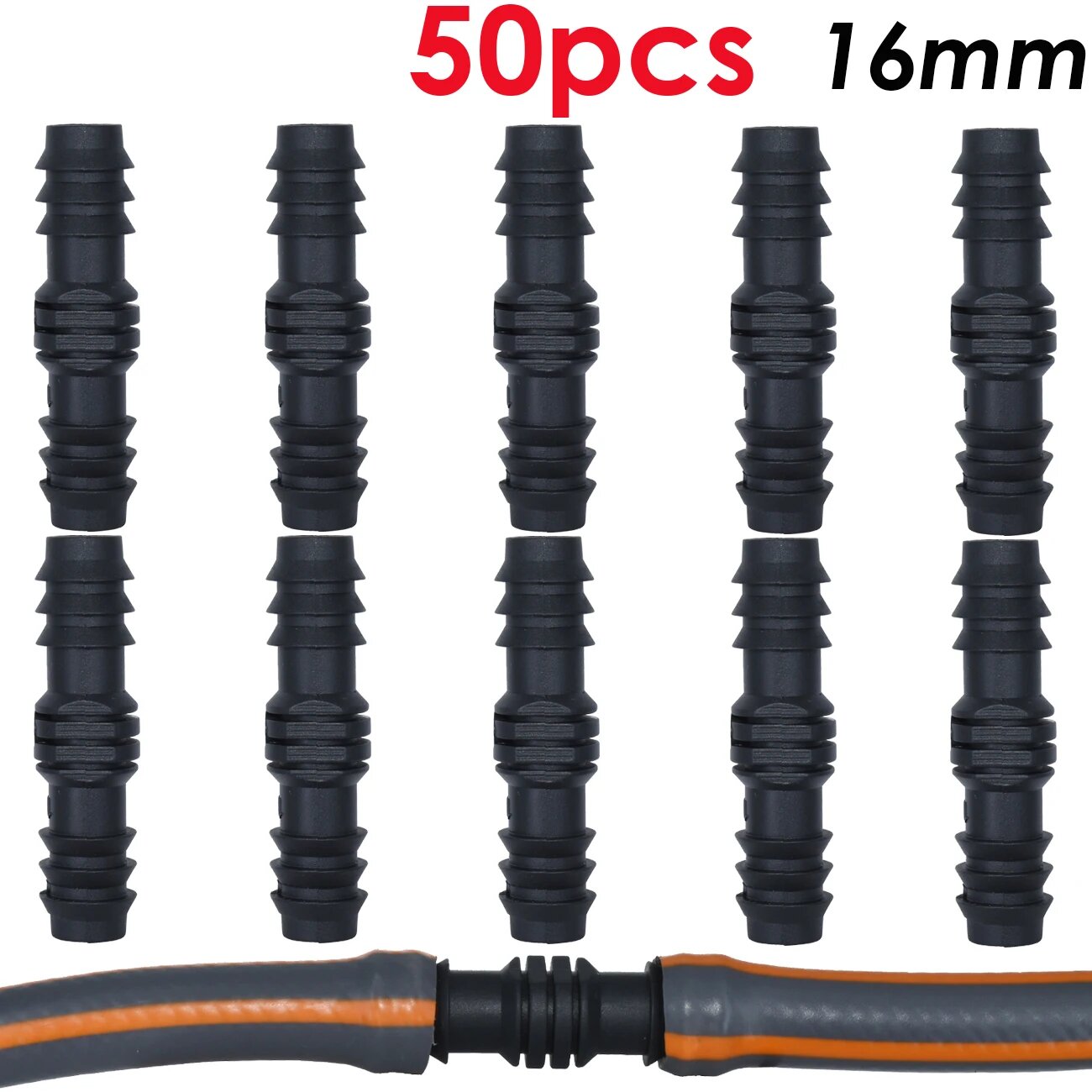 Спрыкл Тройники для капельного орошения 50шт, 16мм, SPL01-214-50PCS
