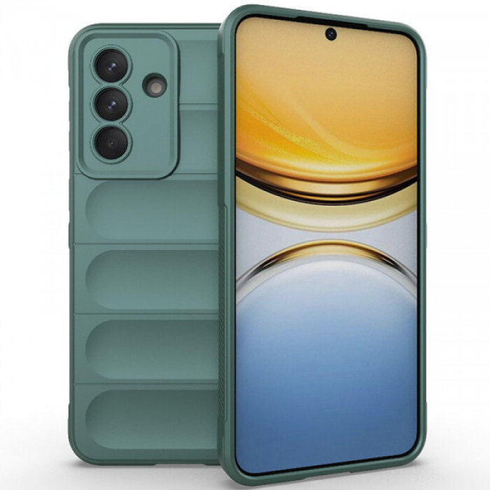 Flex Silicone Противоударный чехол для Samsung Galaxy A57 с защитой камеры и микрофиброй