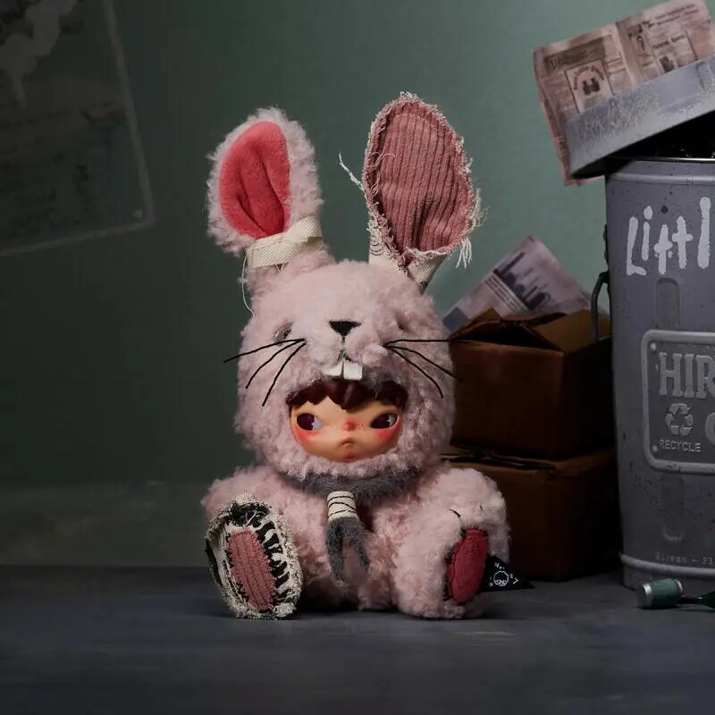 POP MART Hirono Little Hare, Серый, REGULAR VERSION