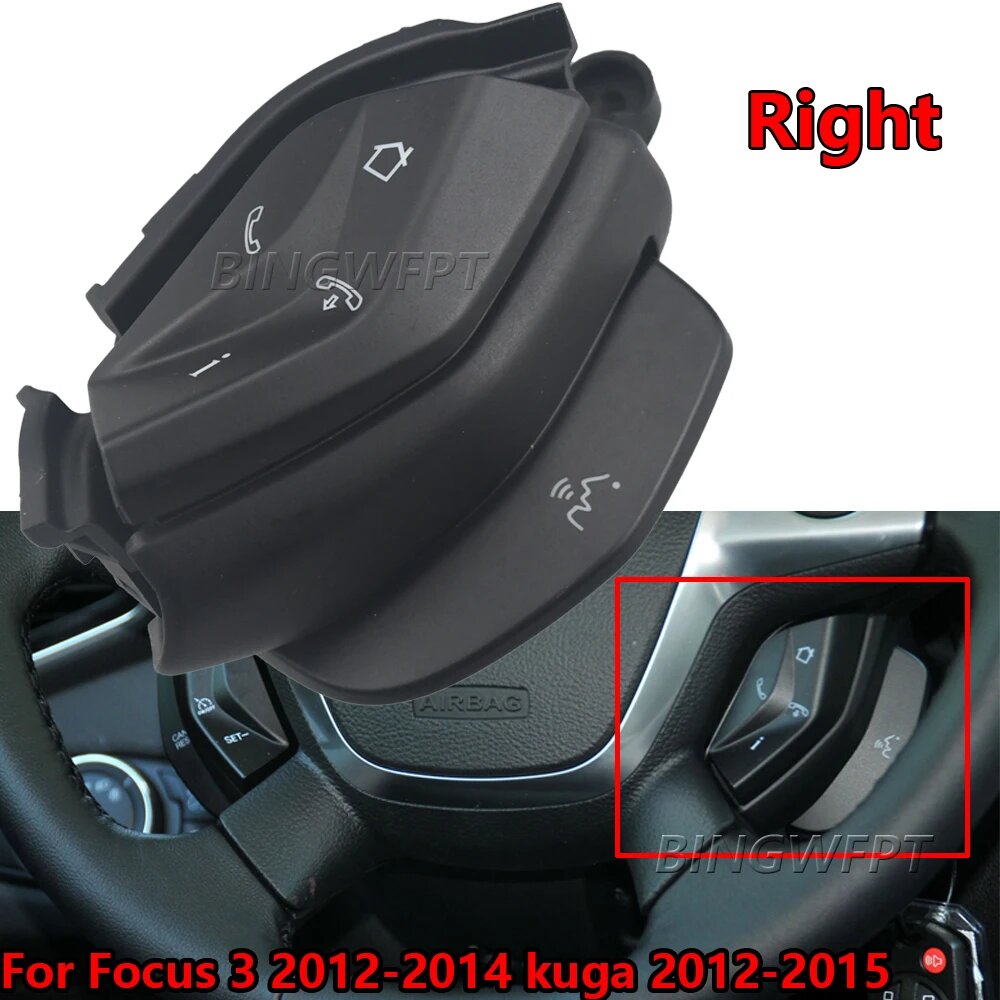 Новая кнопка на руле для Ford Focus 3 2012-2014, для Kuga 2012-2015, с функцией звонков и подсветкой