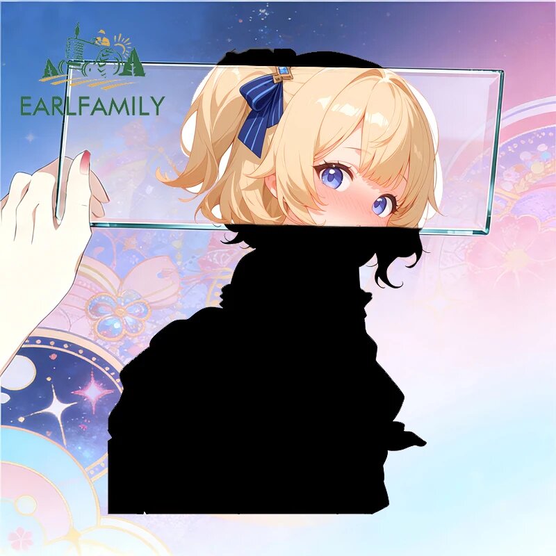 EARLFAMILY Genshin Impact, наклейка YT-542694, темно-синий