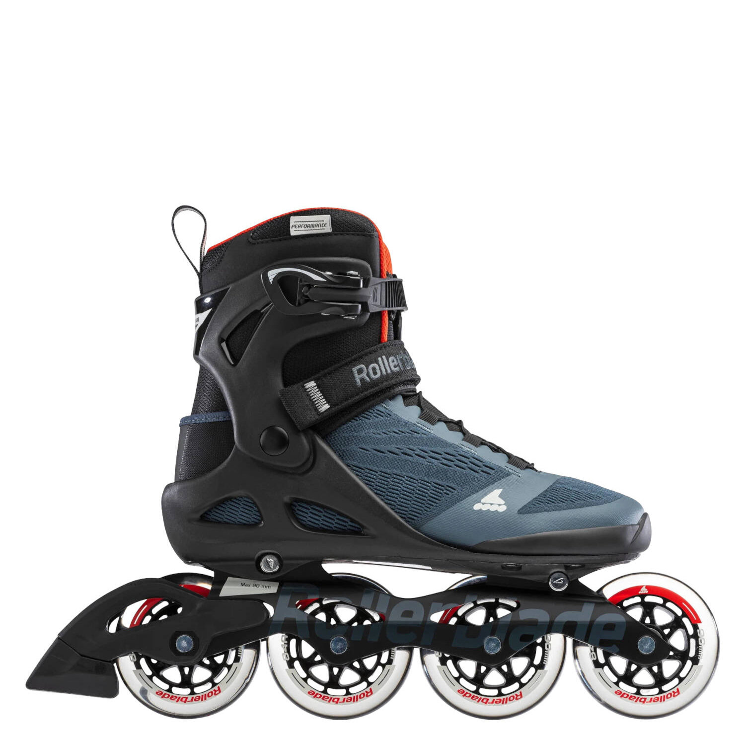 Роликовые коньки Rollerblade Macroblade 90 Orion Blue/Spicy Orange (EUR:44)