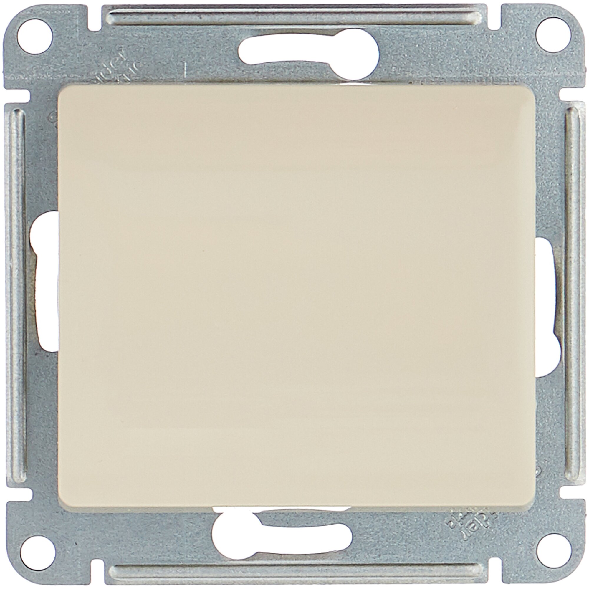 Выключатель Schneider Electric Glossa GSL000211, одноклавишный, скрытый монтаж, бежевый