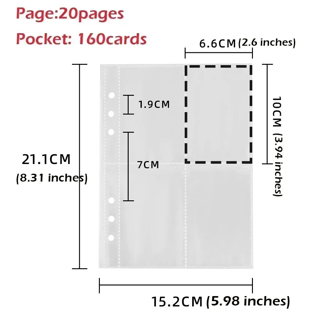 Фотоальбом для карточек A5 20стр. 4grid-T3