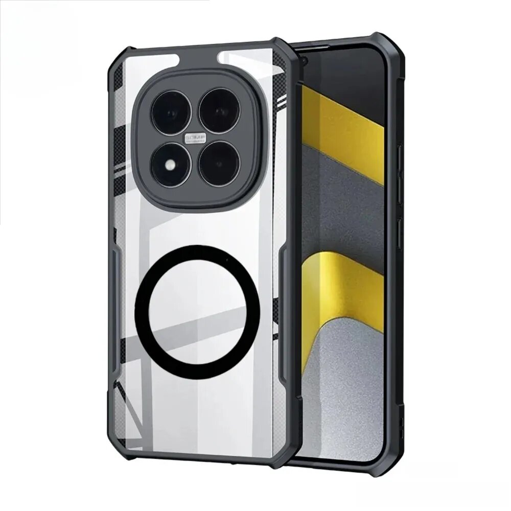 Чехол Honor Magic 7 Pro Magnetic Black Clear