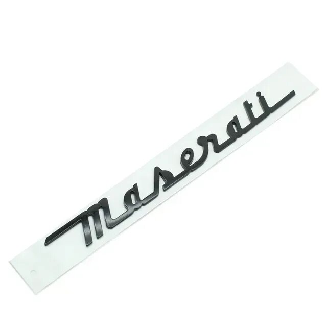 Эмблема Maserati Gloss Black для багажника