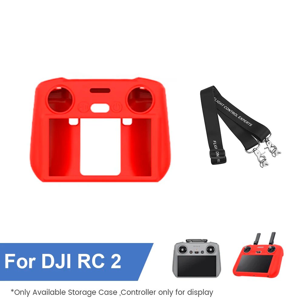 Силиконовый чехол для DJI RC 2, красный