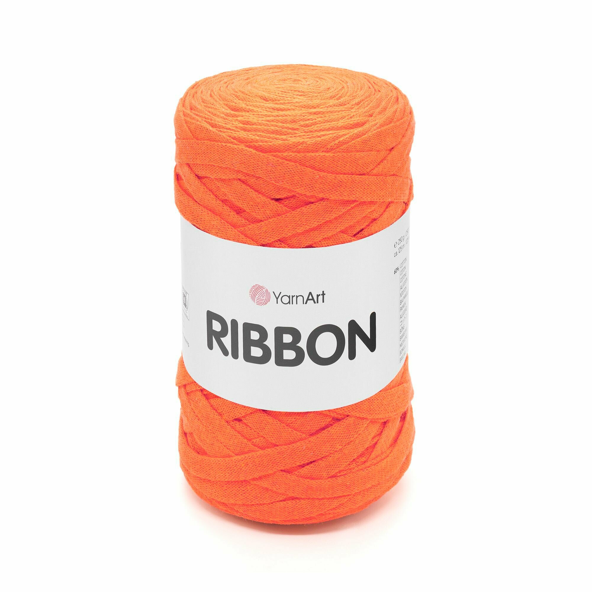 Пряжа YarnArt Ribbon 800 (2 мотка по 250г/125м) оранжевый
