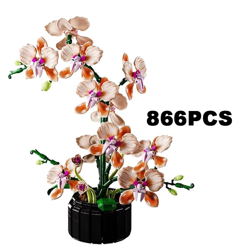 Конструктор LEGO Букет орхидей 866pcs, Цвет: 13111