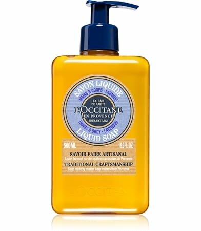 Жидкое мыло L'Occitane Karit Lavender, лавандовое, 500 мл