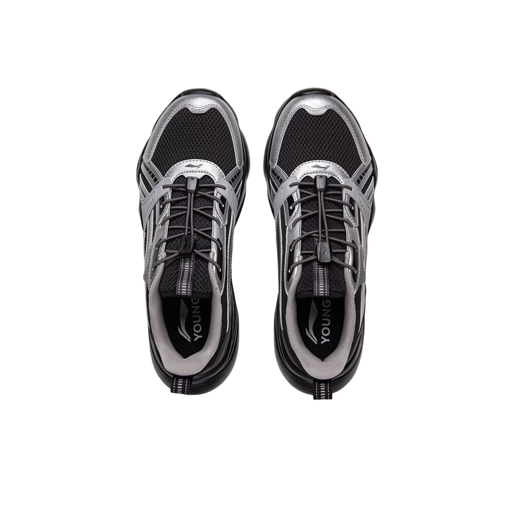 Ботинки LI-NING, размер EU 38 стопа (24CM), серебристый/черный — фото 1