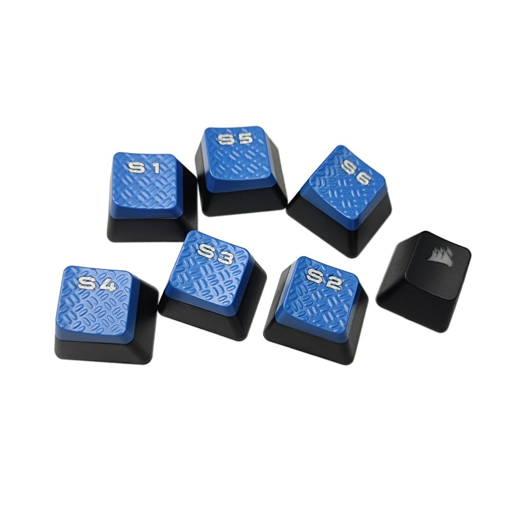 Макро-Колпачки для клавиш 6ШТ S1S2S3S4S5S6 для клавиатуры Corsair K95 RGB