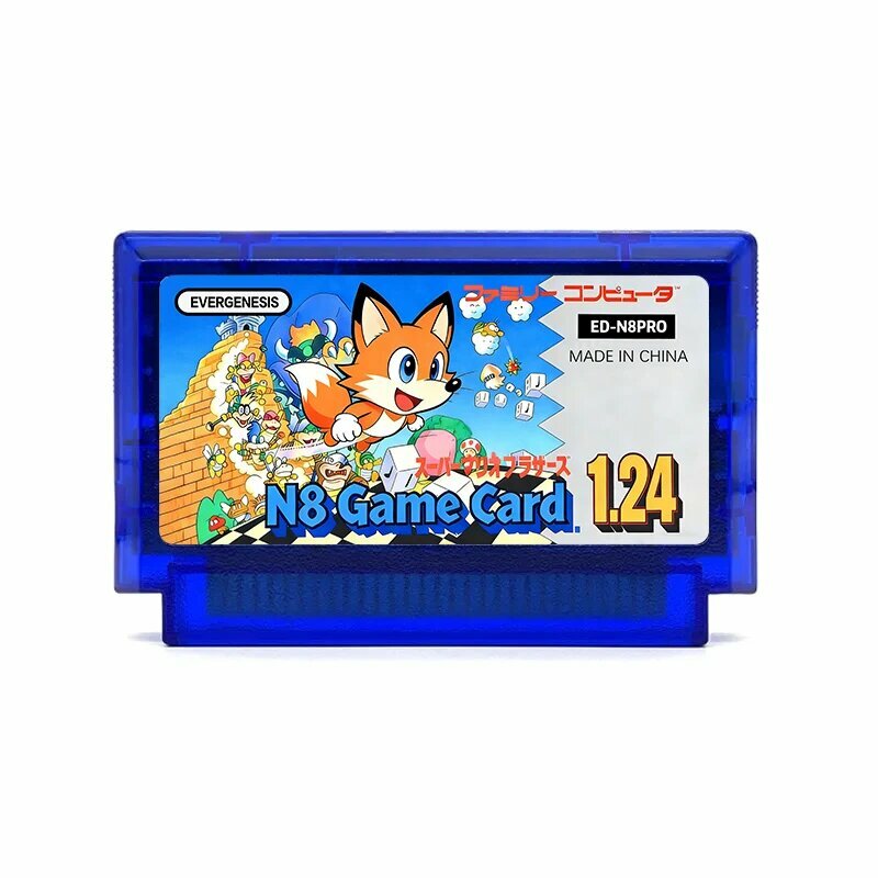 Прошивка N8 FC/NES Card 1.24 Skchao для консоли Nintendo Синий, Blue