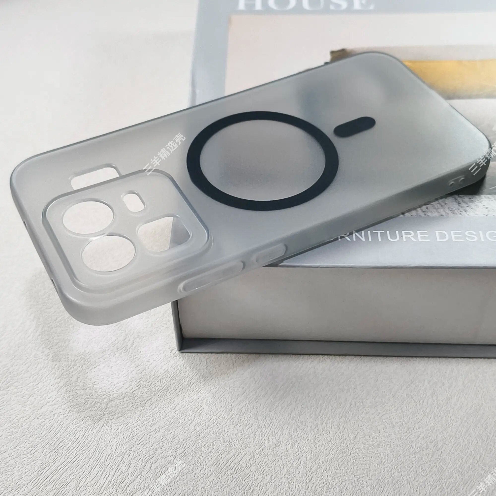 Чехол для Realme Neo 8, magnetic black, матовый, ТПУ