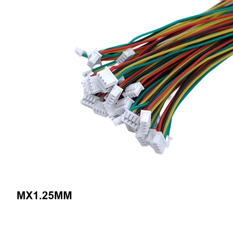 Разъемы SH1.0 1.25 2P-10P E-SIMPO с силиконовым проводом 32AWG