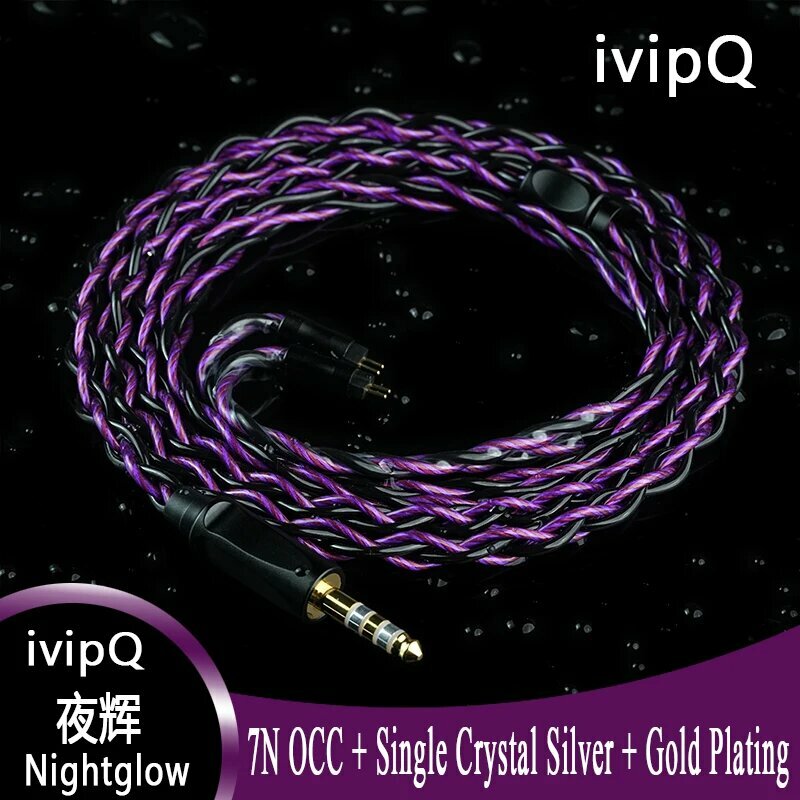 Кабель ivipQ-Nightglow 3.5mm-MMCX