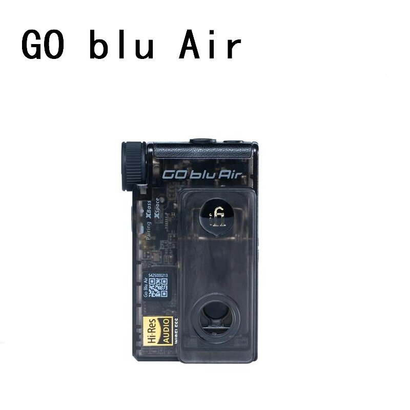 Портативный усилитель iFi Audio GO Blu Air, Bluetooth 5.2, 2 выхода на наушники, 450 мАч, серый/синий