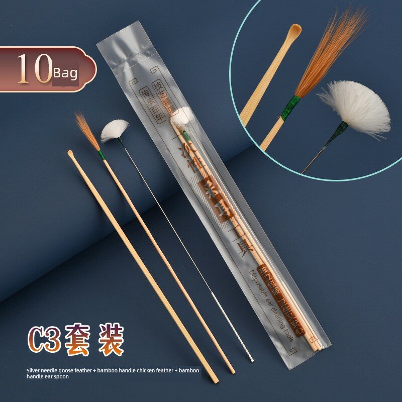 TIANYI Одноразовые палочки из пера C3 10-набор профессиональные салонные инструменты