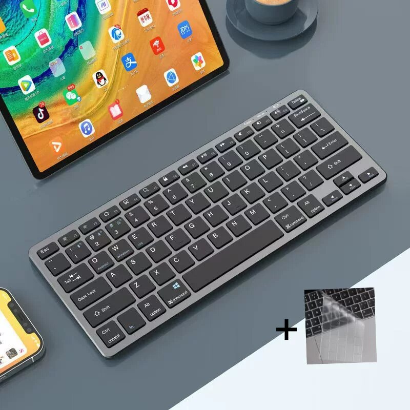 Комплект клавиатуры Gimax Magic Bluetooth, 2,4G, беспроводная, перезаряжаемая, портативная, ультратонкая, универсальная