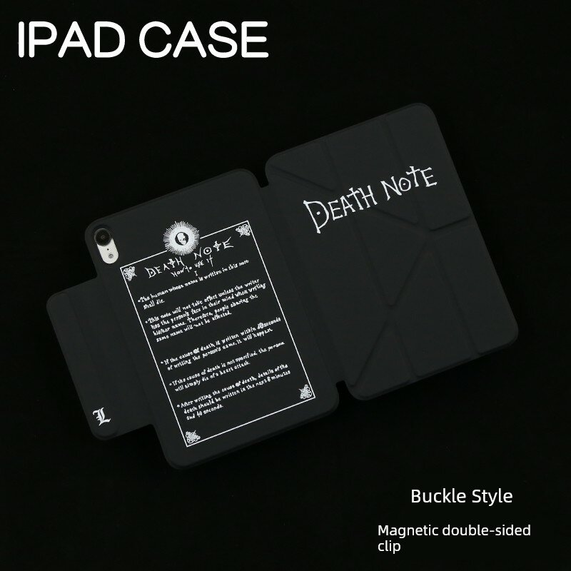 Защитный чехол Death Note для iPad 11inch Apple Air6/7 с магнитным двусторонним зажимом pro11/ 12.9inch кожаный чехол с