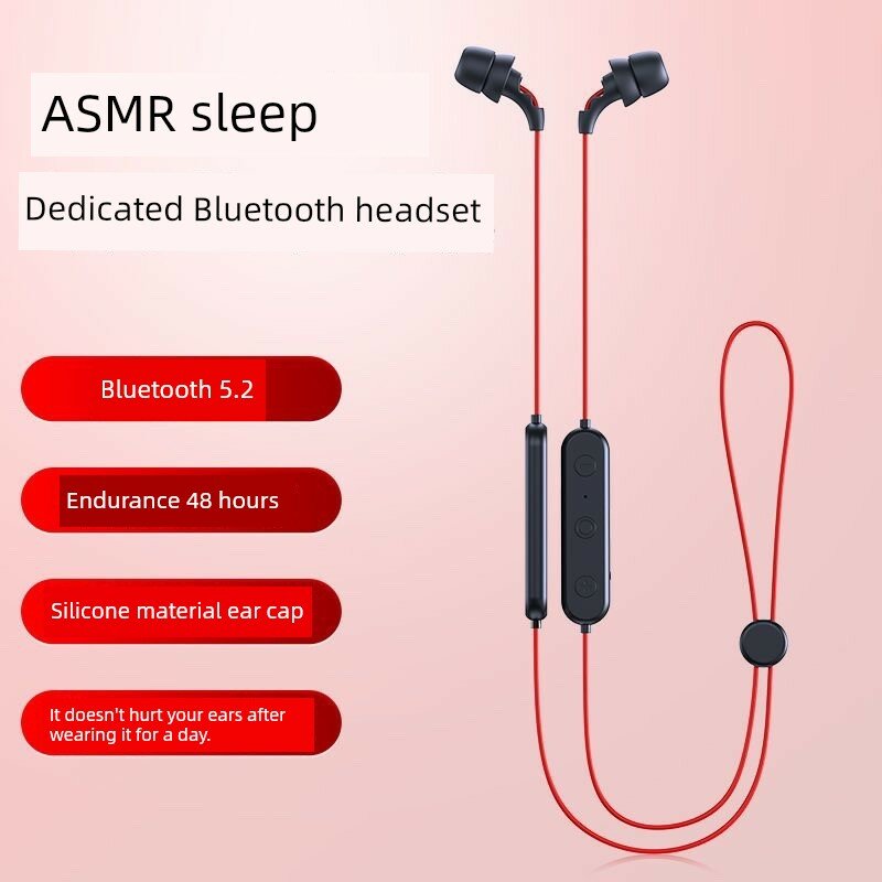 Беспроводные наушники Bluetooth для сна, удобная шейная лента с шумоподавлением, не давящие при боковом сне -