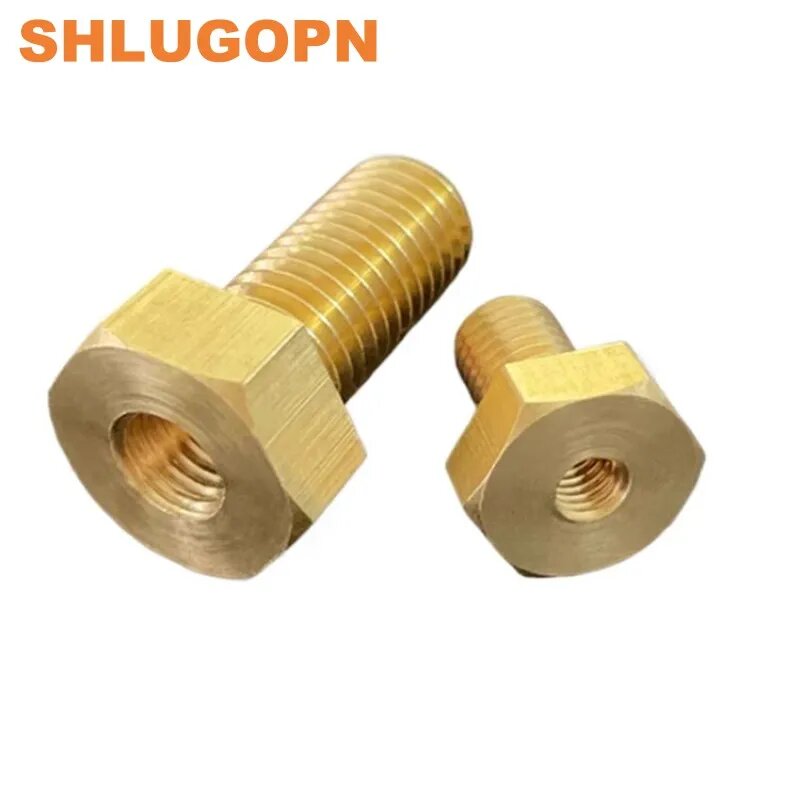 Болты латунные полые M10x30mm M6 2шт