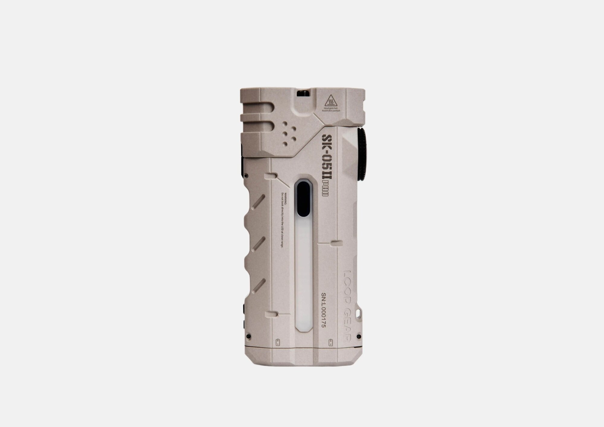 Механический фонарик EDC с несколькими источниками света LOOP GEAR SK05 PRO II 2-го поколения высокой светимостью тактический карманный фонарик с боковым RGB-светом — WHITE UV