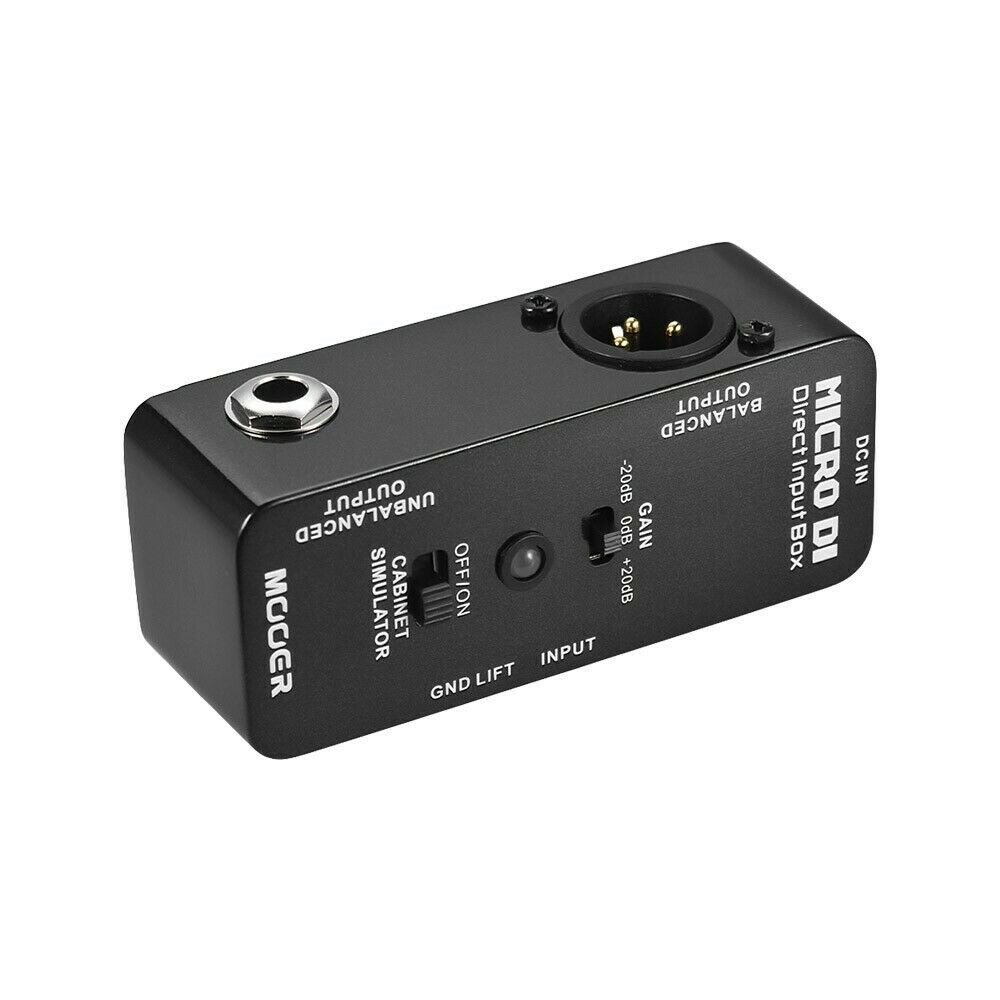 Педаль гитарная Mooer MDI1, аналоговый эффект Di Pedal, электрическая гитара