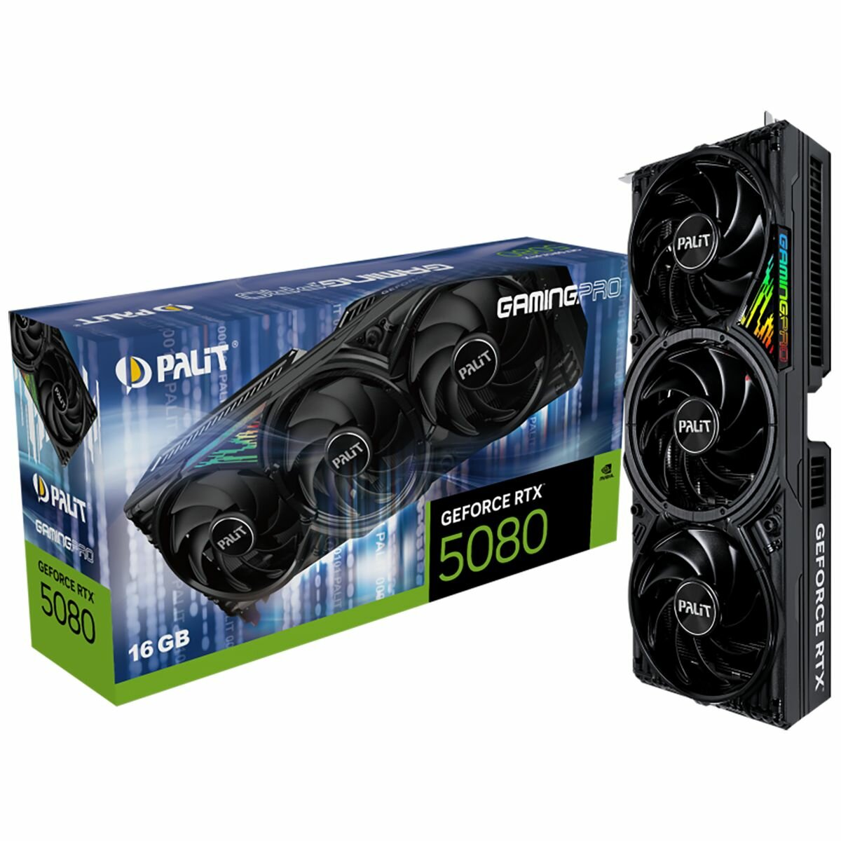 Видеокарта RTX5080 GAMINGPRO 16GB GDDR7 256bit 3xDP HDMI 3FAN RTL