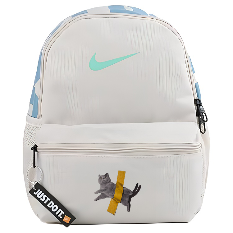 Рюкзак женский Nike Fabric, серый белый