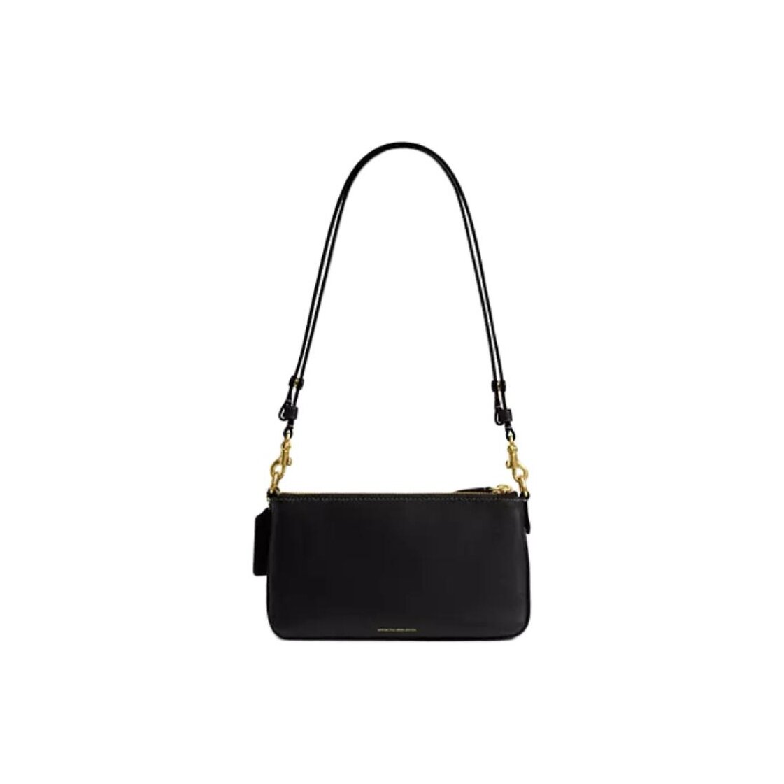 Сумка Coach, фактура матовая, black — фото 1