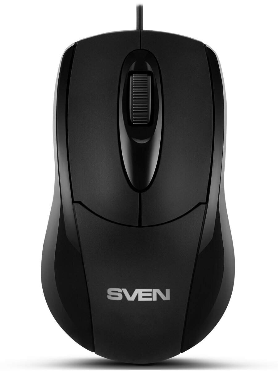 Мышь проводная SVEN RX-110 black (USB, 1000dpi, 3but) (SV-016692)