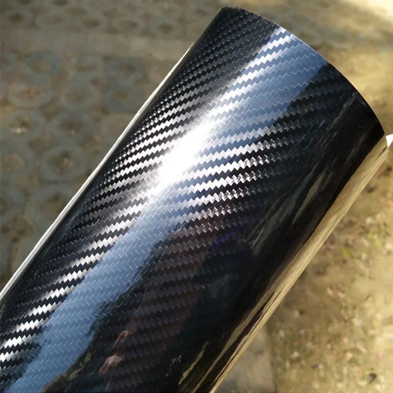 Виниловая пленка карбон Glossy 5D, 152x50 см
