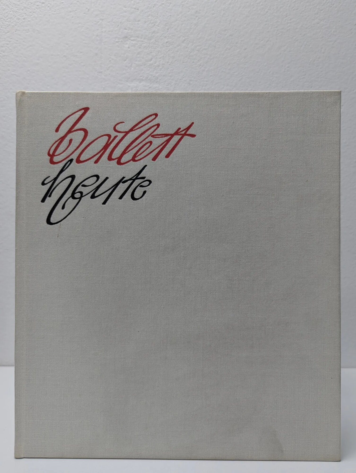 Ballett Heute Weiss Inge 1970