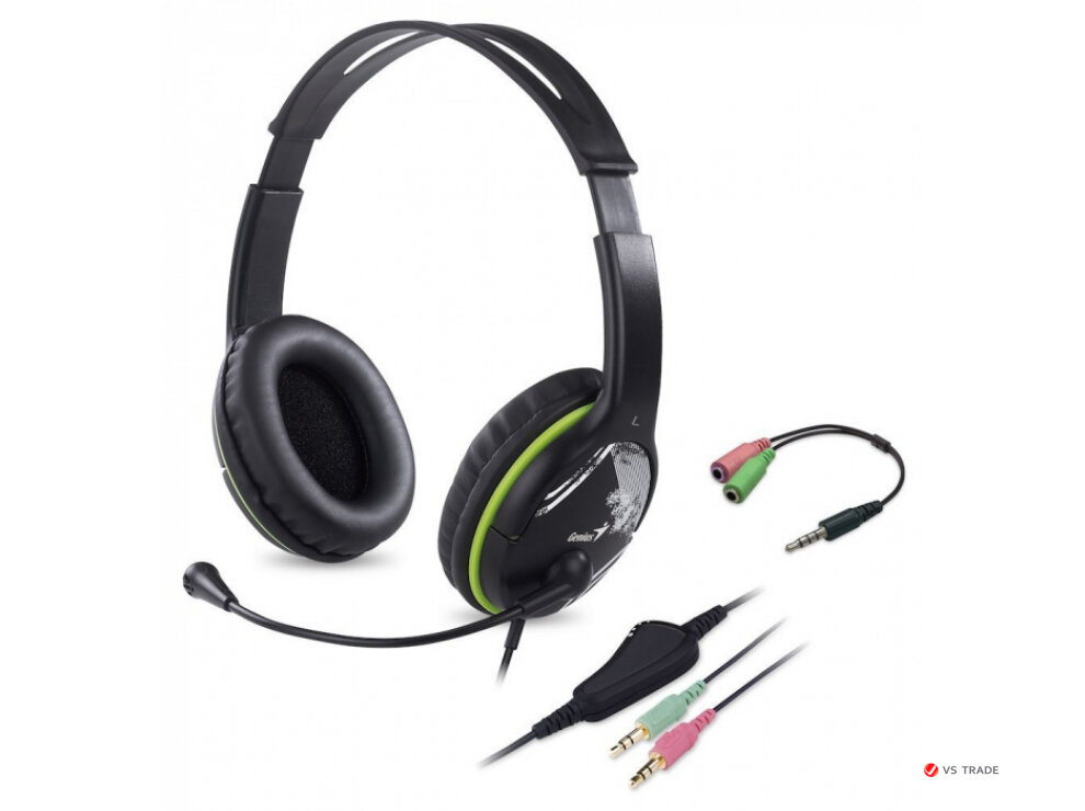 Проводная гарнитура Genius HS-400A +Single Jack Cable