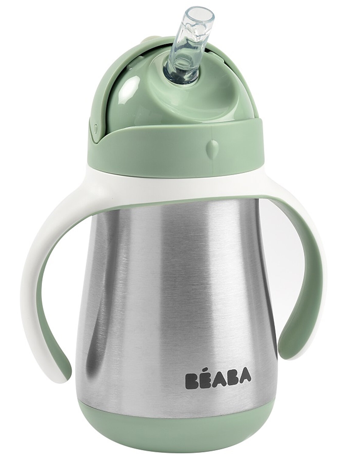 Поильник термос Beaba Tasse Paille INOX 250ML V. SAUGE 913535