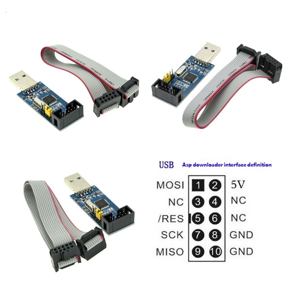 Программатор AVR USB ISP, 1 упаковка — фото 1