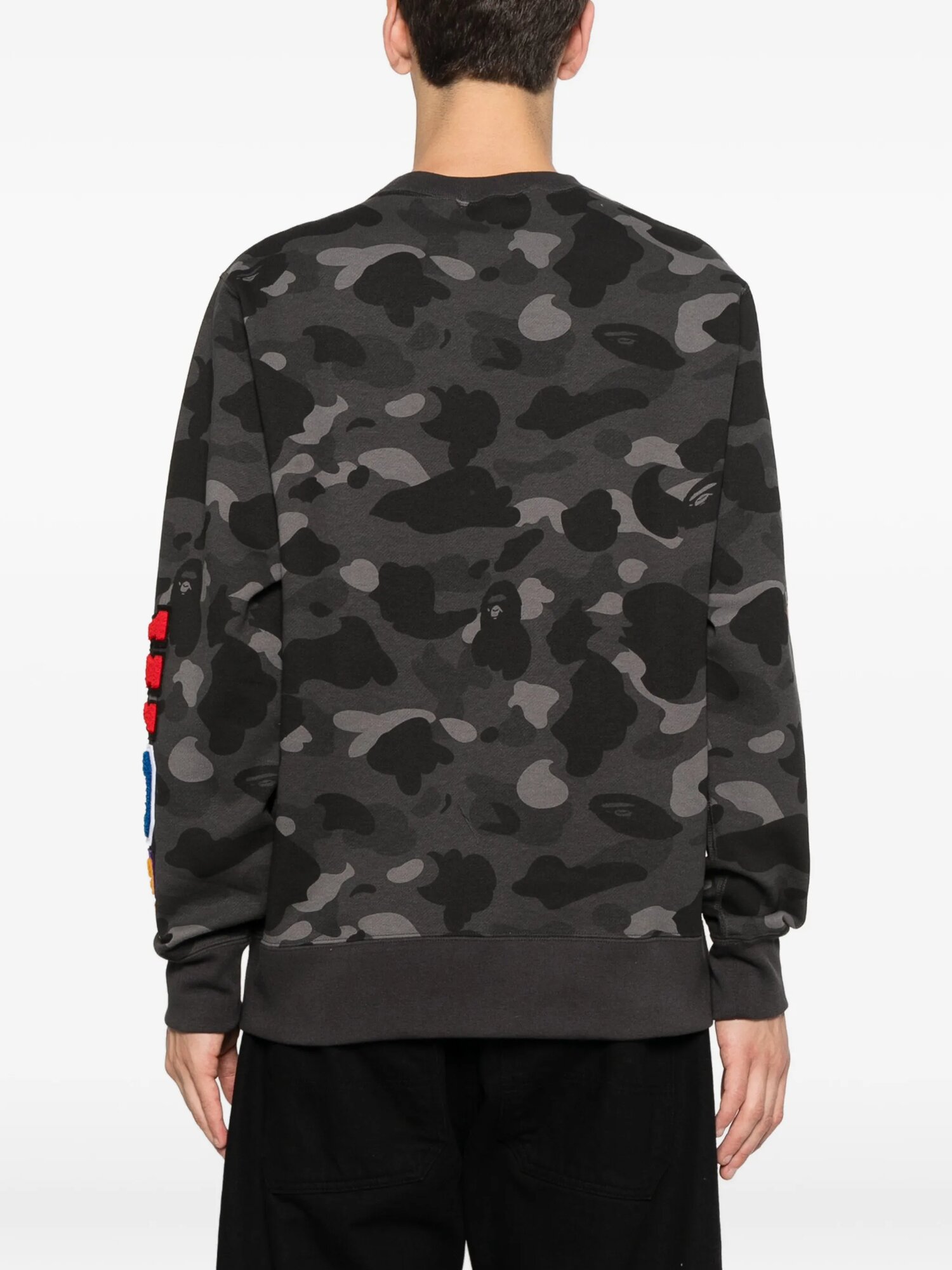 Толстовка BAPE BLACK Camouflage-pattern sweatshirt, размер S, , black/black — фото 1