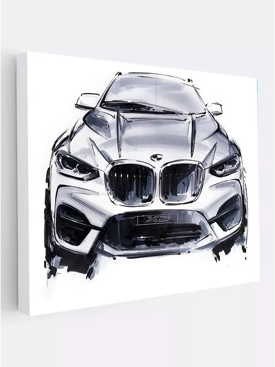 Картина по номерам BMW X3 40х50 см