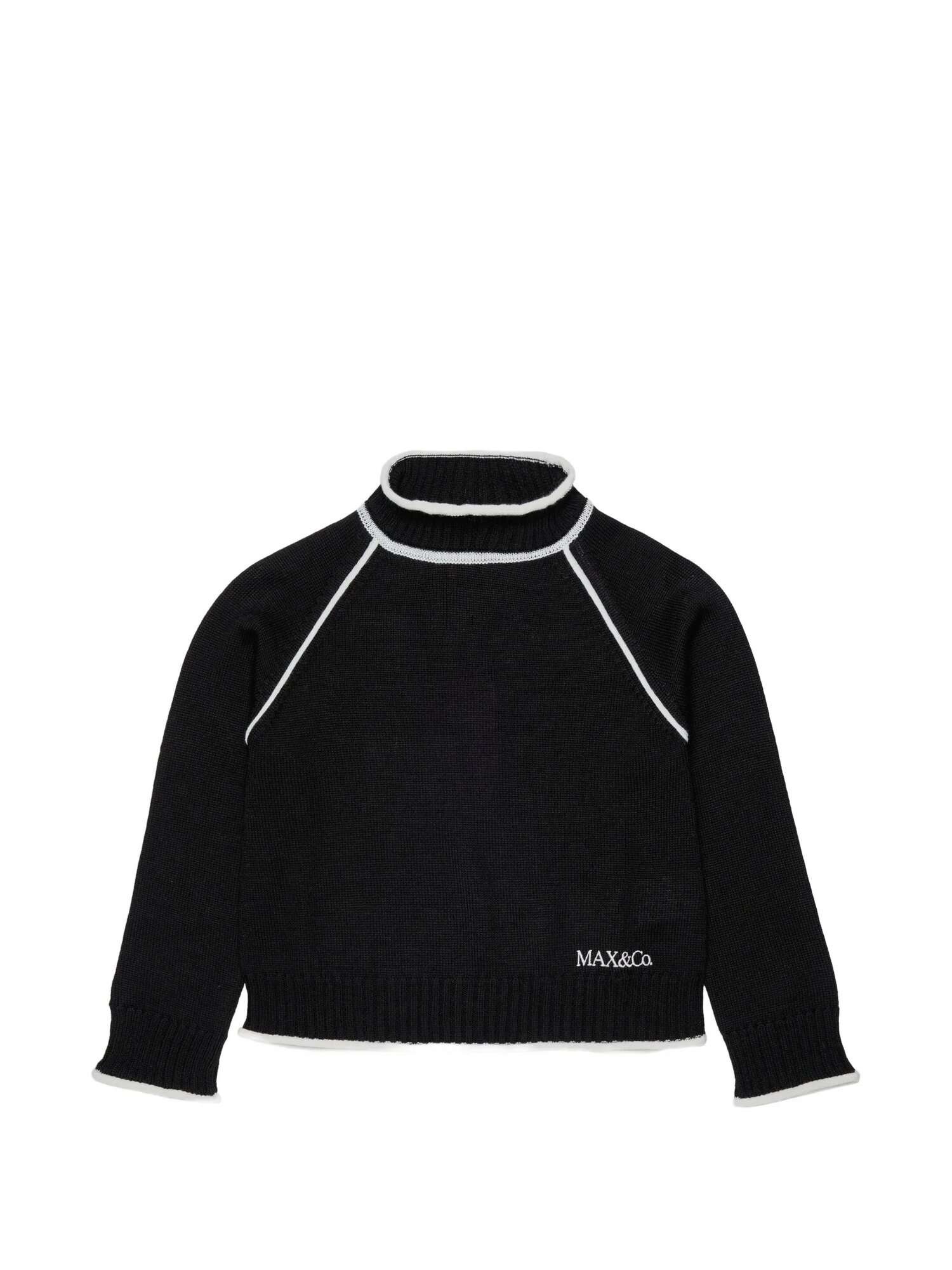Свитер Contrast-stitch roll-neck sweater
