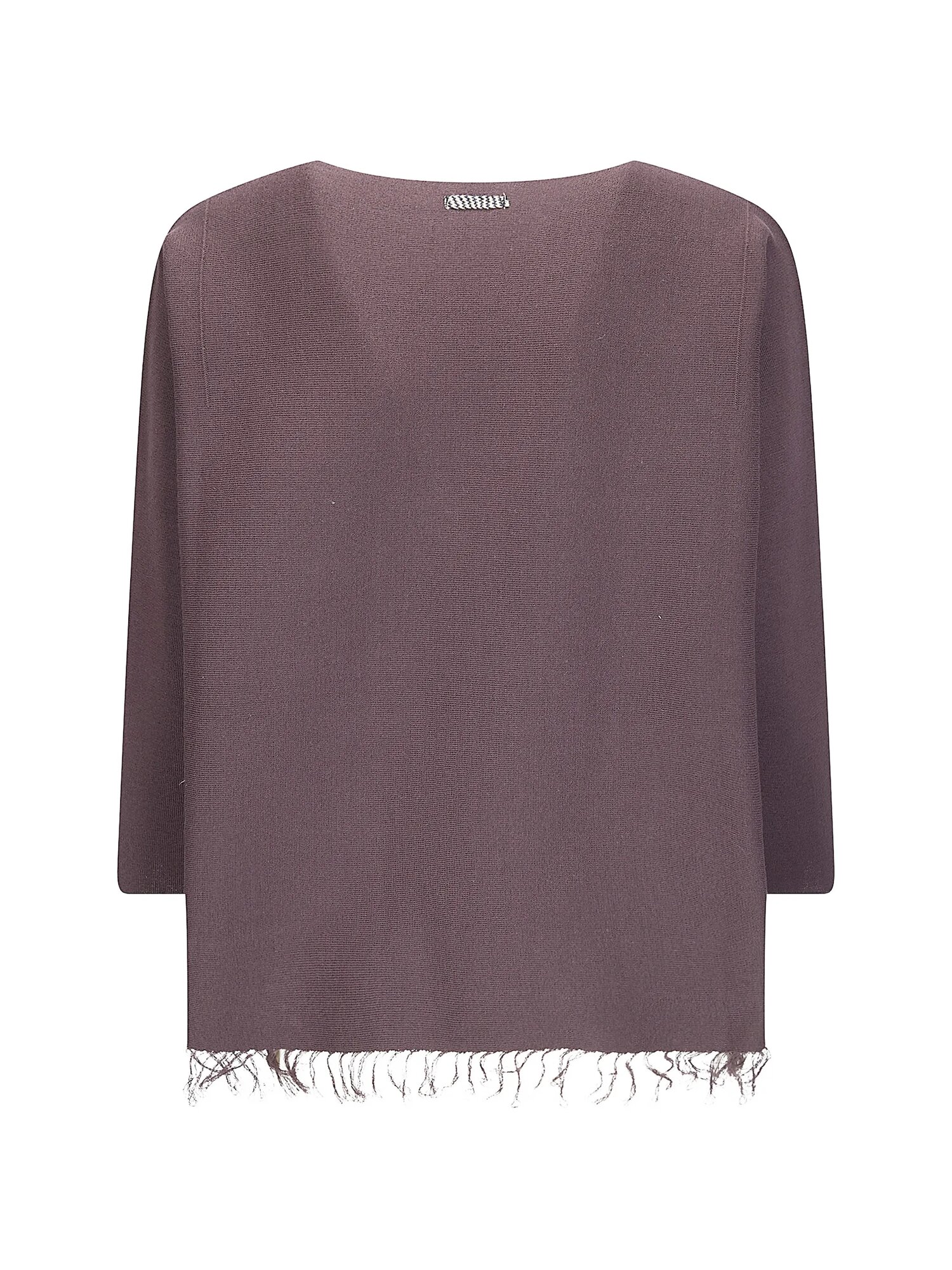Свитер ARCHIVIO B Frayed-hem slit-detail sweater