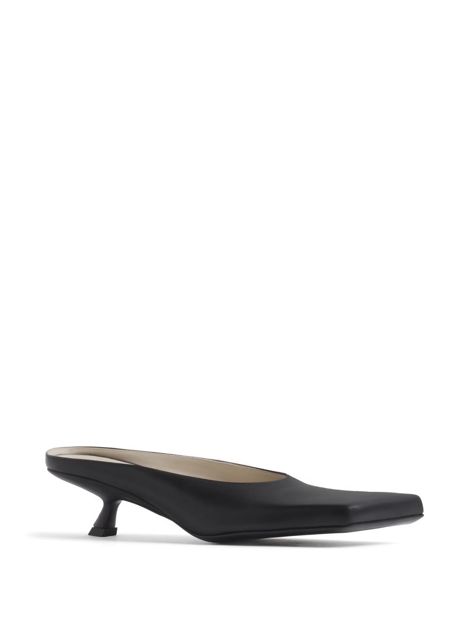 Мюли MUGLER Square-toe mules, размер 40, black/black — фото 1