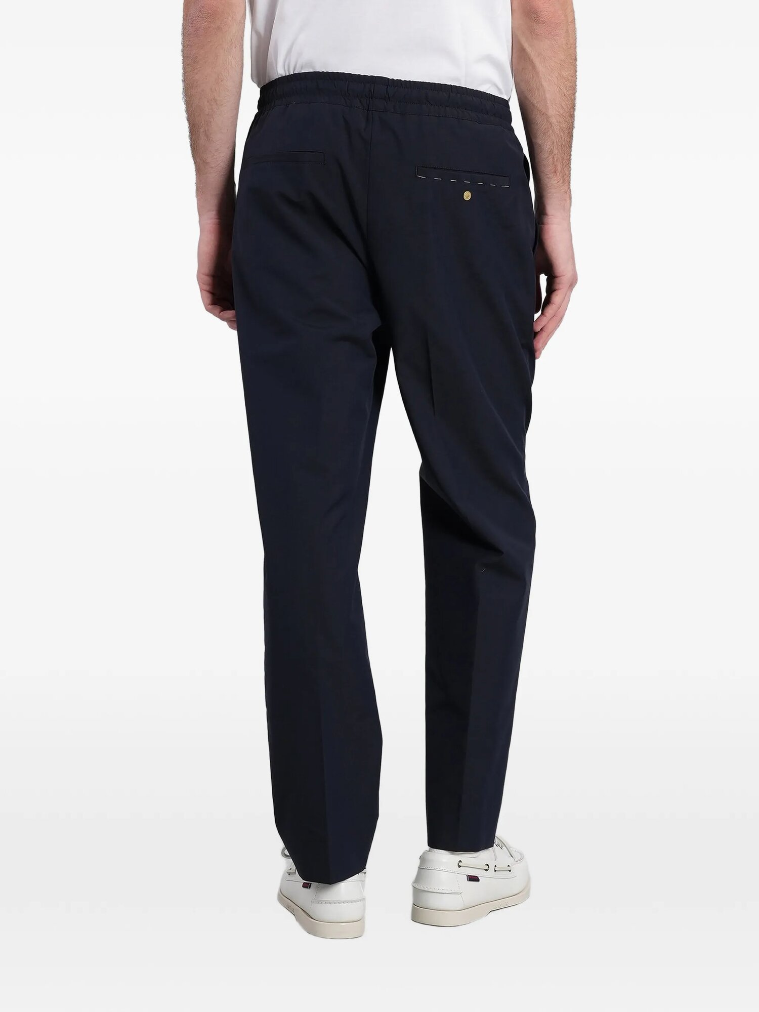 Брюки GRAYED Ali elasticated-waist trousers, размер 52, синий — фото 1