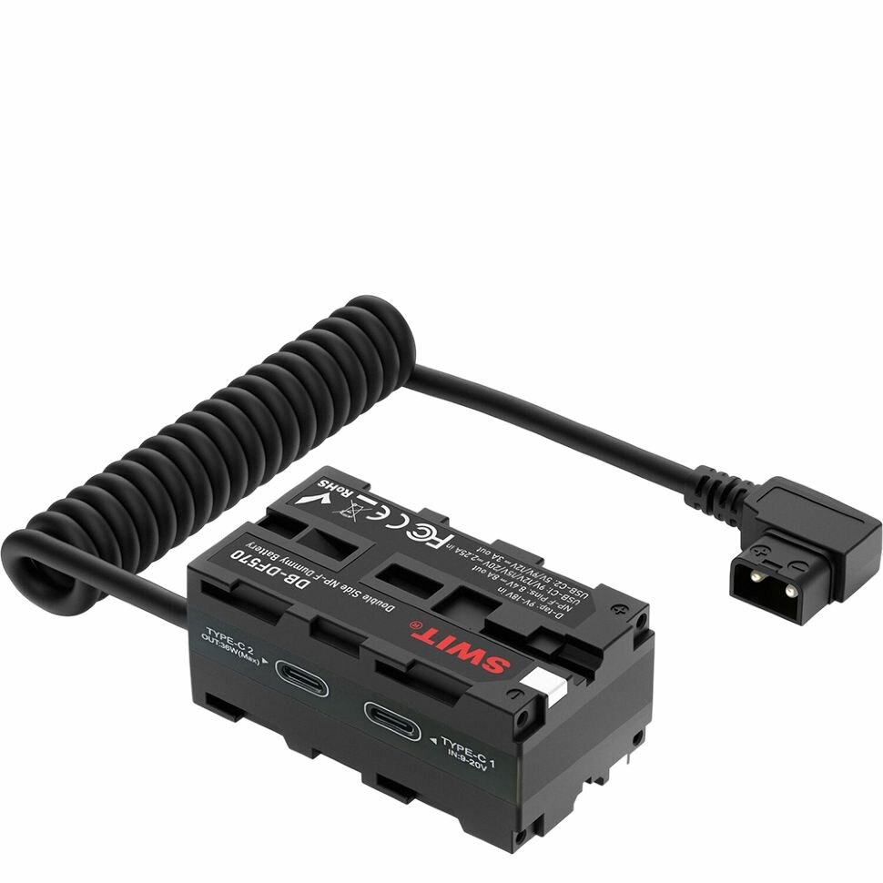 Адаптер питания SWIT DB-DF570 NP-F Type-C - D-Tap