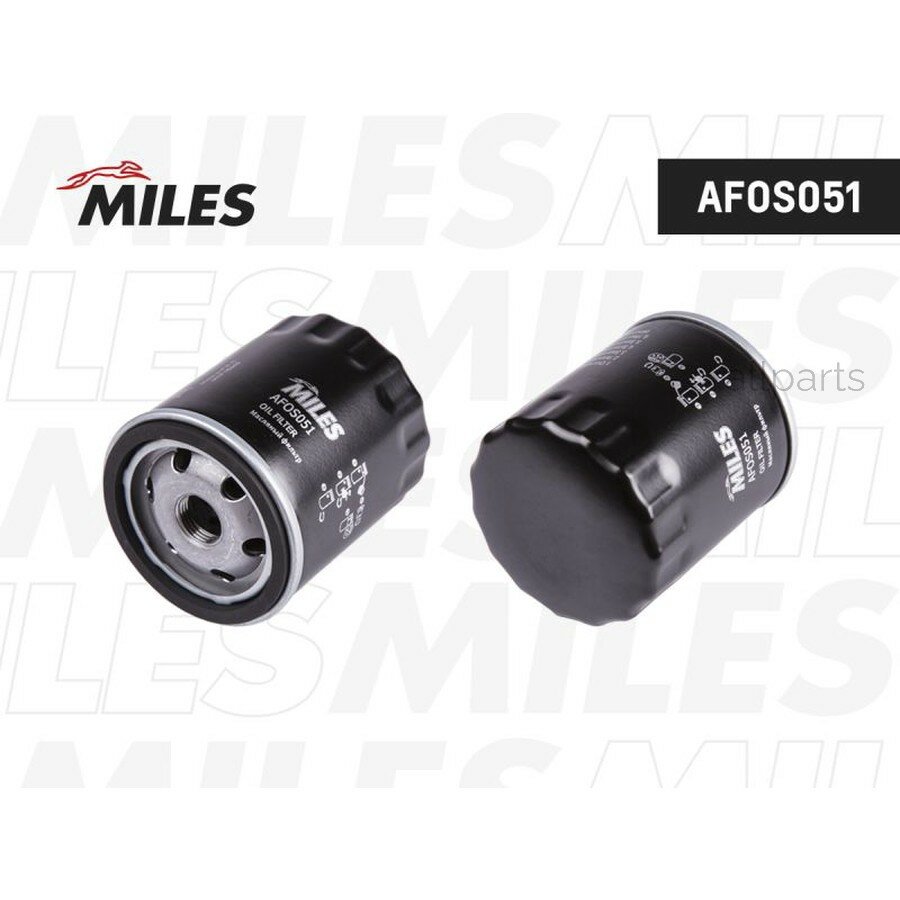 MILES AFOS051 Фильтр масляный OPEL ASTRA G/H/VECTRA C/ZAFIRA 1.4-2.0