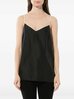 Топ Contrast-trim sleeveless top