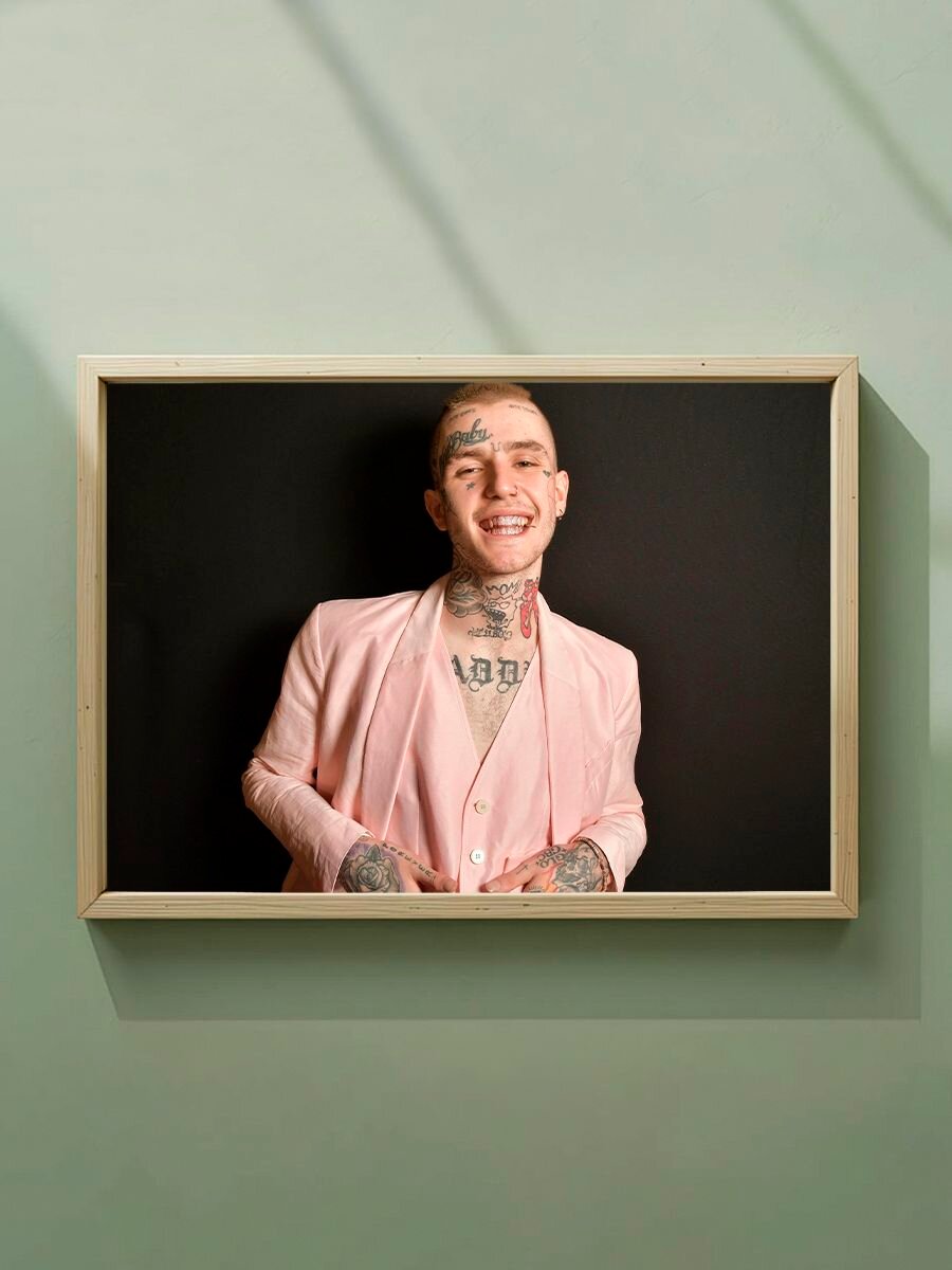 Постер, плакат на стену "Leel Peep Рэпер" 42 см х 29,7 см (А3)