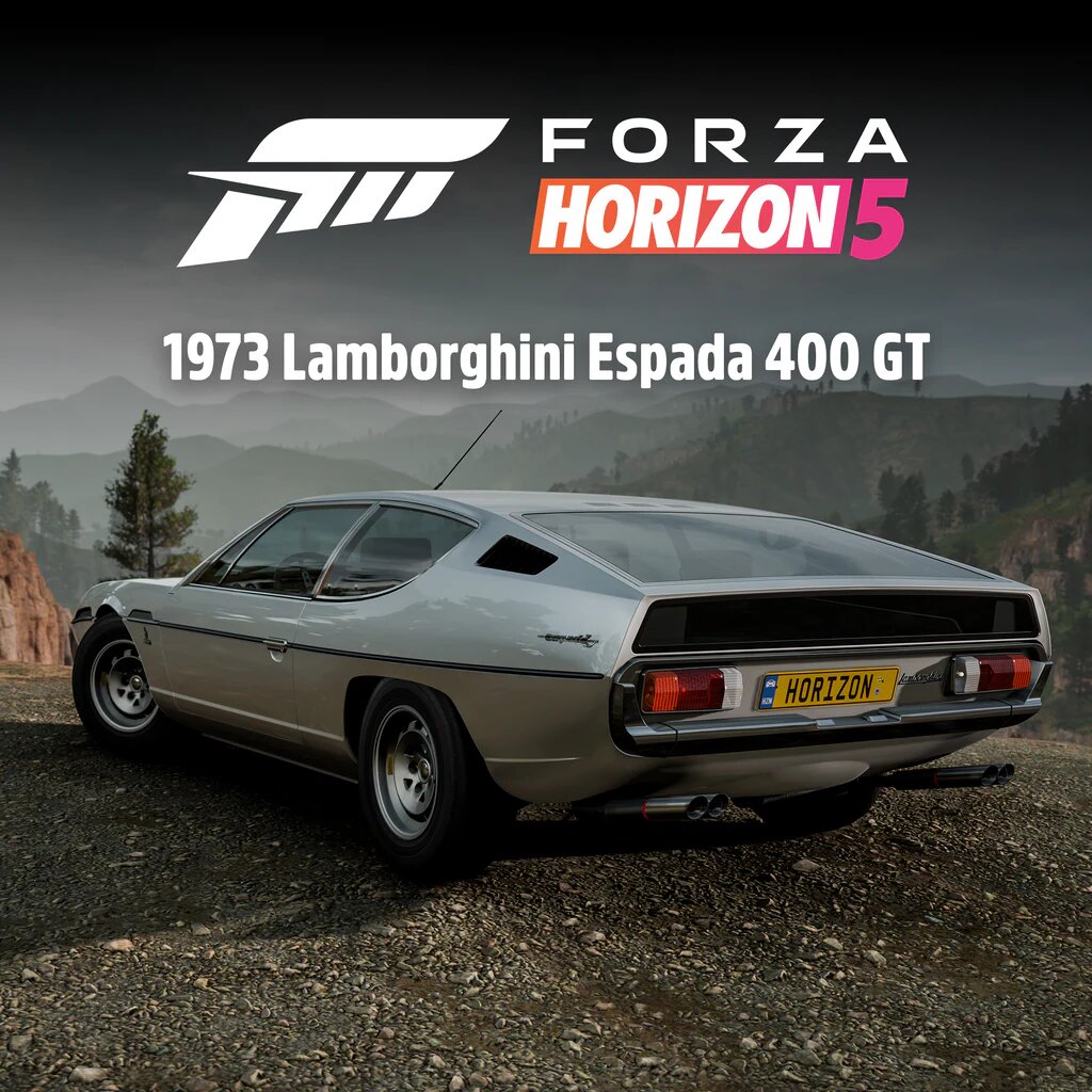 Дополнение Forza Horizon 5 1973 Lamborghini Espada 400 GT, цифровое издание PlayStation 5, регион Турция / код пополнения баланса