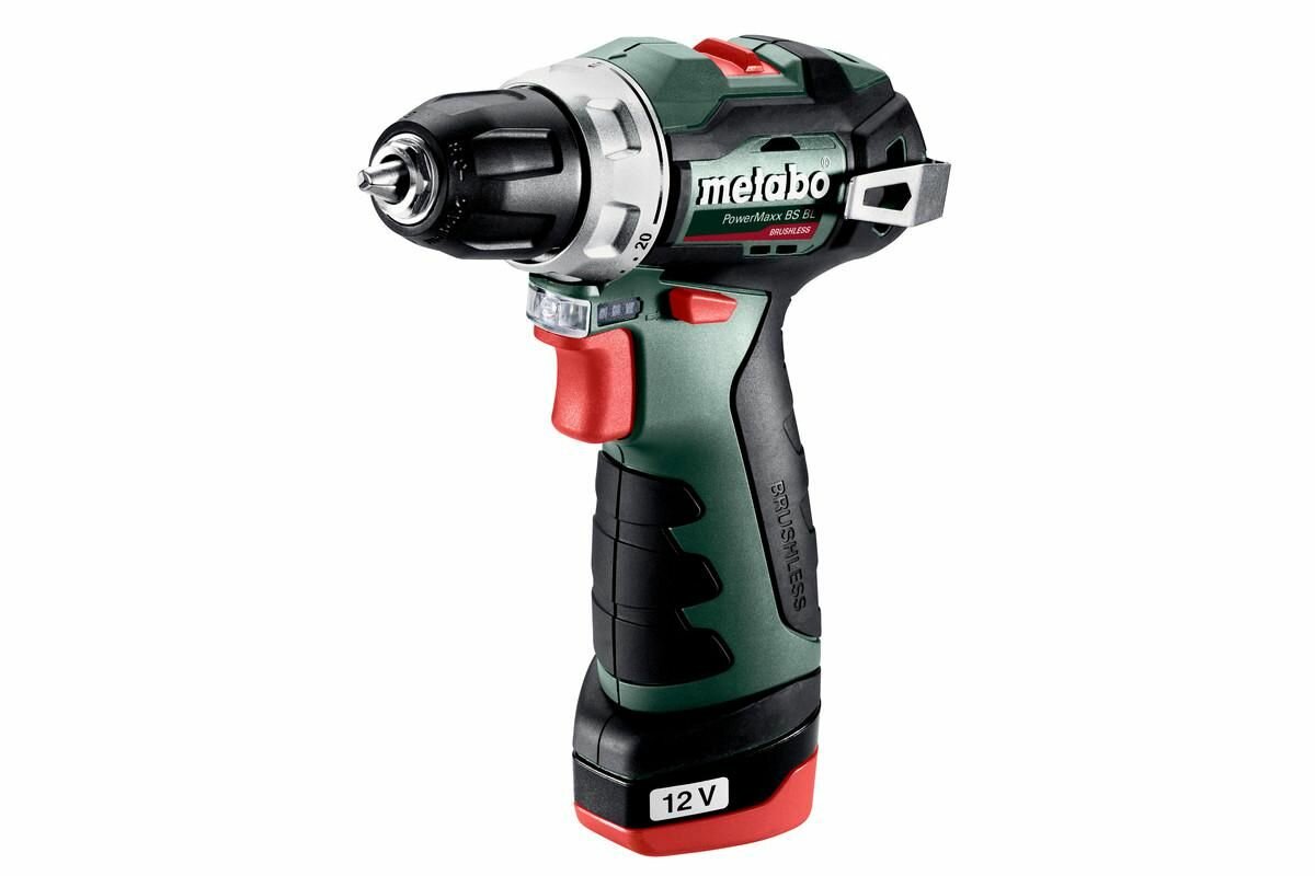 Дрель-шуруповерт PowerMaxx metabo BS BL аккум. быстрозажимной