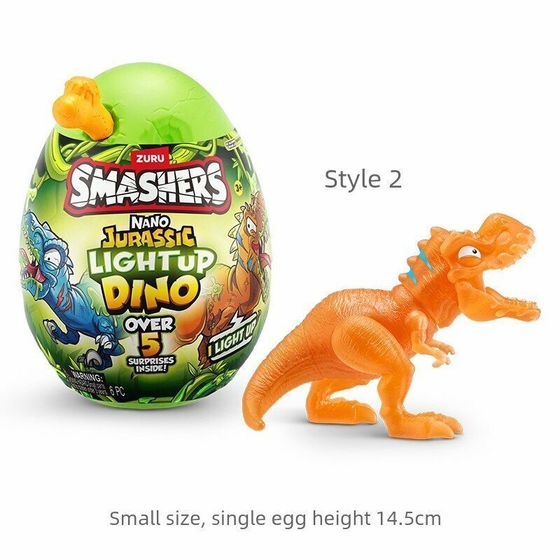 Игрушка Zuru Blast Boy Glacier Dinosaur Escape: светящееся яйцо динозавра с археологическими находками для мальчиков, в